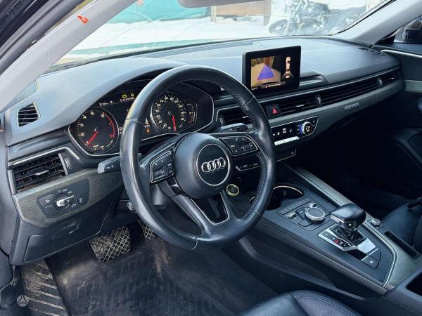 Black Audi A4 2018 in Vilnius, with an engine capacity of 1.98 L and mileage of 92 thousand km for 7750 €, photo 10 on AUTOMOTO.COM.LV