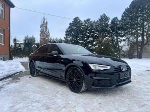 Black Audi A4 2018 in Kretinga, with an engine capacity of 1.98 L and mileage of 76 thousand km for 18200 €, photo  on AUTOMOTO.COM.LV