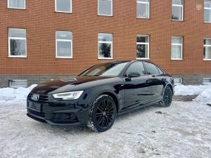 Black Audi A4 2018 in Kretinga, with an engine capacity of 1.98 L and mileage of 76 thousand km for 18200 €, photo 4 on AUTOMOTO.COM.LV