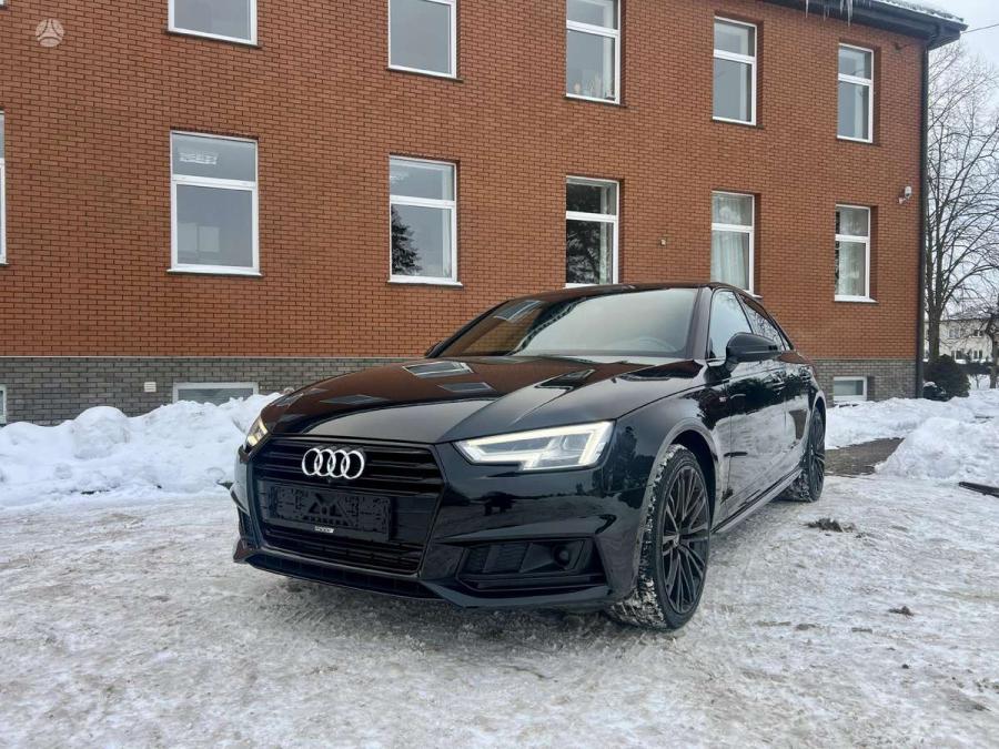 Black Audi A4 2018 in Kretinga, with an engine capacity of 1.98 L and mileage of 76 thousand km for 18200 €, photo 6 on AUTOMOTO.COM.LV