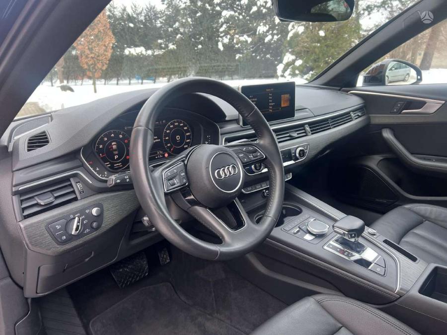 Black Audi A4 2018 in Kretinga, with an engine capacity of 1.98 L and mileage of 76 thousand km for 18200 €, photo 10 on AUTOMOTO.COM.LV