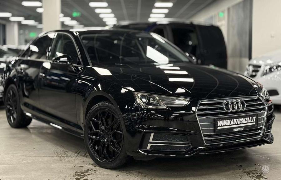 Black Audi A4 2018 in Klaipeda, with an engine capacity of 1.98 L and mileage of 48 thousand km for 16950 €, photo 27 on AUTOMOTO.COM.LV