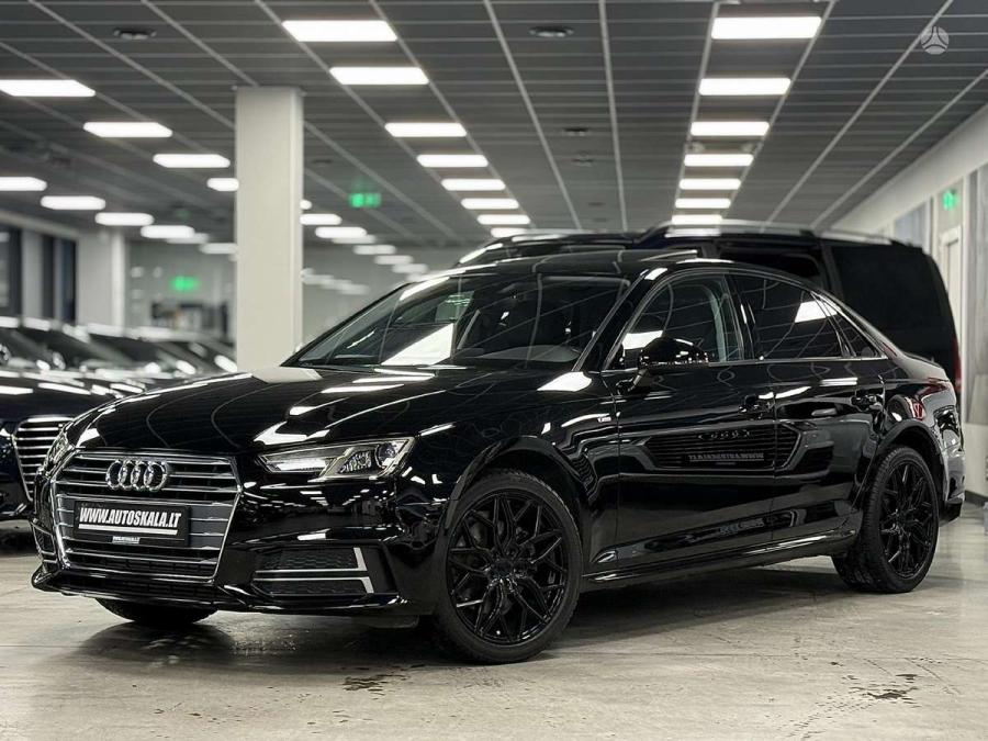 Black Audi A4 2018 in Klaipeda, with an engine capacity of 1.98 L and mileage of 48 thousand km for 16950 €, photo 32 on AUTOMOTO.COM.LV
