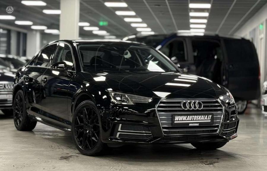 Black Audi A4 2018 in Klaipeda, with an engine capacity of 1.98 L and mileage of 48 thousand km for 16950 €, photo 33 on AUTOMOTO.COM.LV