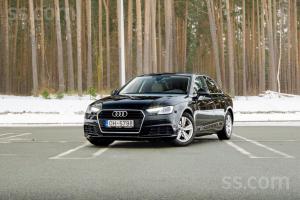 Black Audi A4 2018 in Riga, with an engine capacity of 2.00 L and mileage of 181 thousand km for 17990 €, photo  on AUTOMOTO.COM.LV