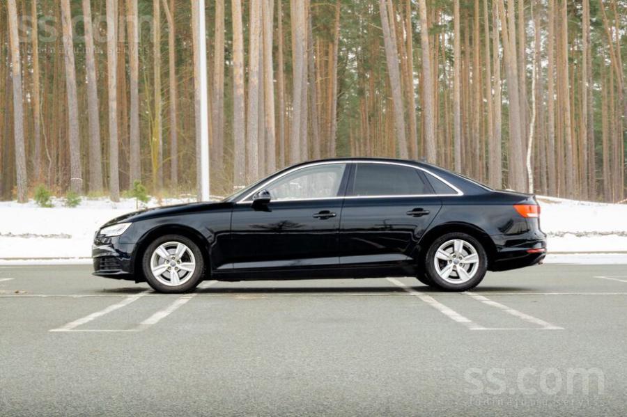 Black Audi A4 2018 in Riga, with an engine capacity of 2.00 L and mileage of 181 thousand km for 17990 €, photo 5 on AUTOMOTO.COM.LV