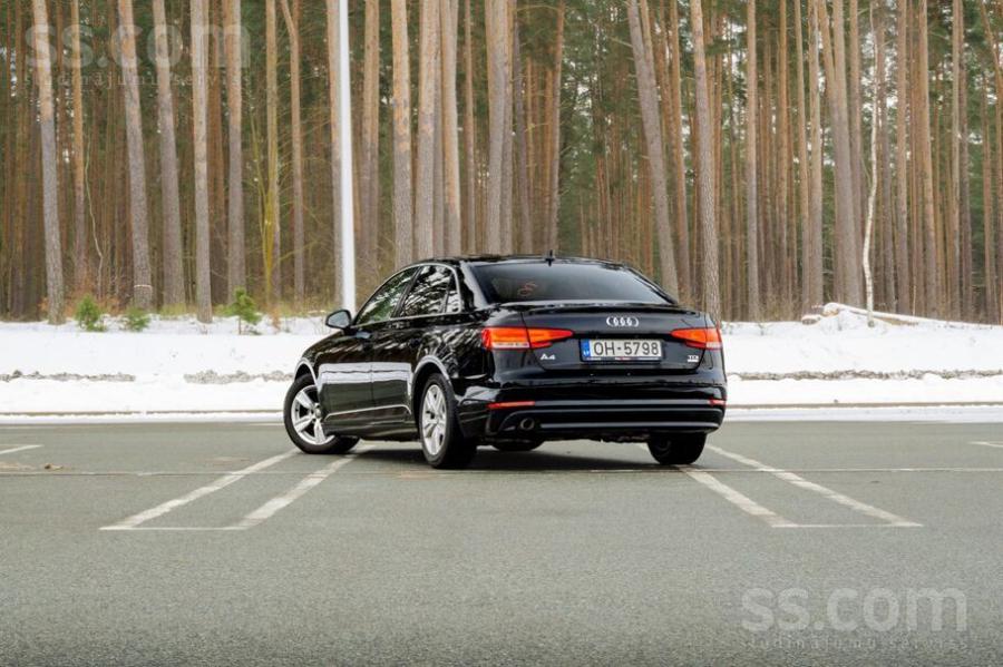 Black Audi A4 2018 in Riga, with an engine capacity of 2.00 L and mileage of 181 thousand km for 17990 €, photo 8 on AUTOMOTO.COM.LV