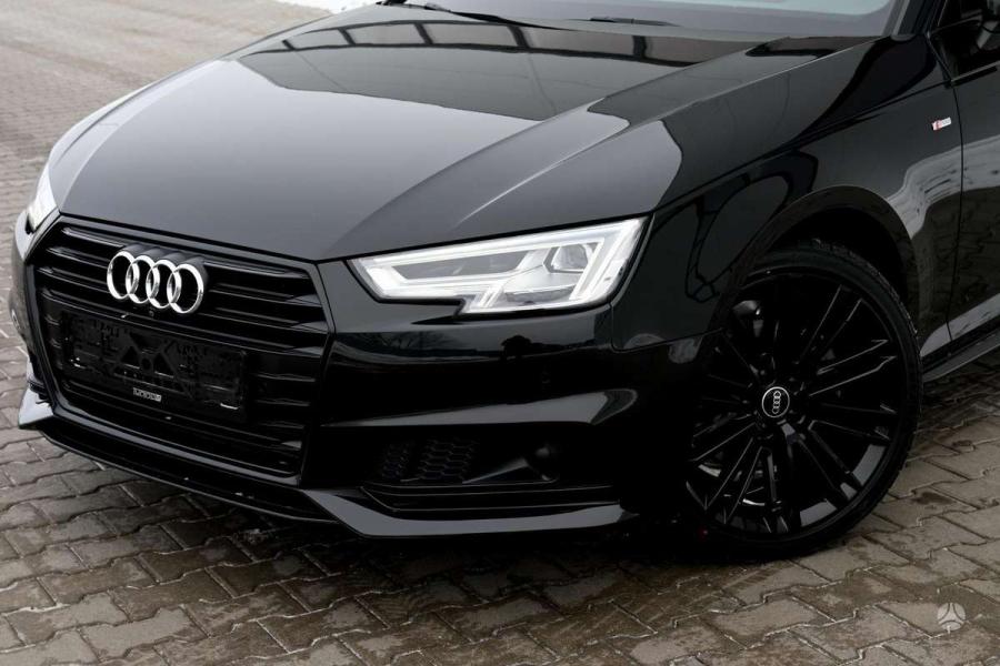 Black Audi A4 2018 in Kretinga, with an engine capacity of 1.98 L and mileage of 76 thousand km for 17999 €, photo 4 on AUTOMOTO.COM.LV
