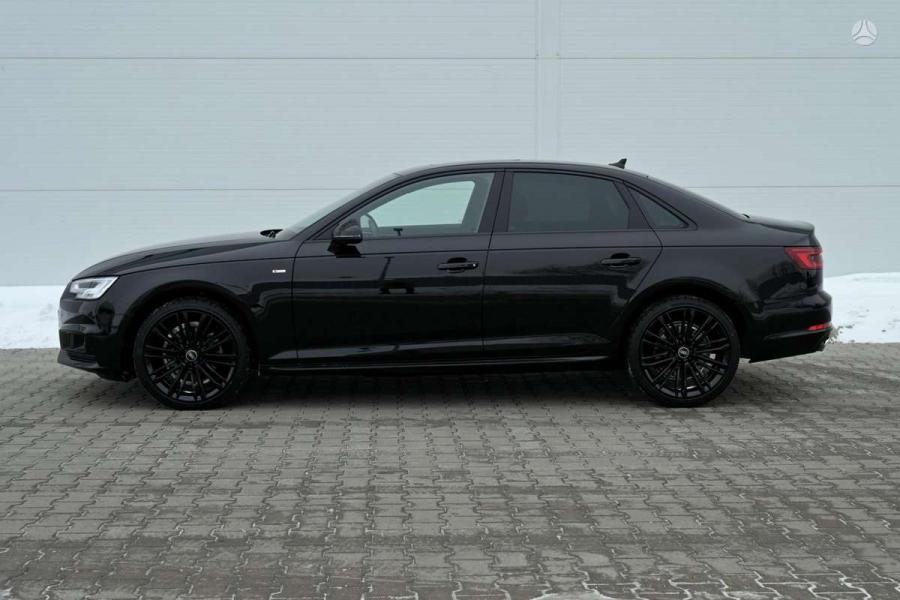 Black Audi A4 2018 in Kretinga, with an engine capacity of 1.98 L and mileage of 76 thousand km for 17999 €, photo 13 on AUTOMOTO.COM.LV