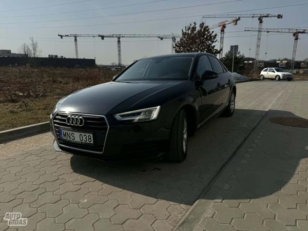 Black Audi A4 2018 in Vilnius, with an engine capacity of 2.00 L and mileage of 246 thousand km for 17500 €, photo 1 on AUTOMOTO.COM.LV
