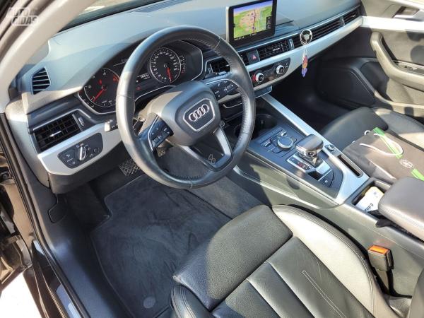 Black Audi A4 2018 in Vilnius, with an engine capacity of 2.00 L and mileage of 246 thousand km for 17500 €, photo 9 on AUTOMOTO.COM.LV