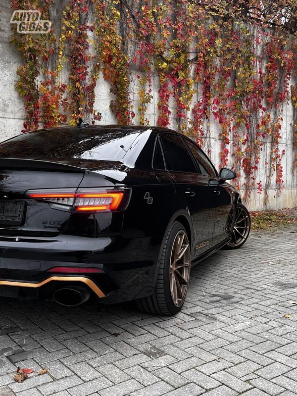 Black Audi A4 2018 in Kaunas, with an engine capacity of 2.00 L and mileage of 103 thousand km for 23000 €, photo 4 on AUTOMOTO.COM.LV