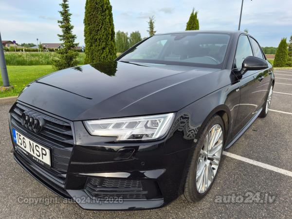 Black Audi A4 2018 in Tartu, with an engine capacity of 2.00 L and mileage of 60 thousand km for 20900 €, photo 1 on AUTOMOTO.COM.LV