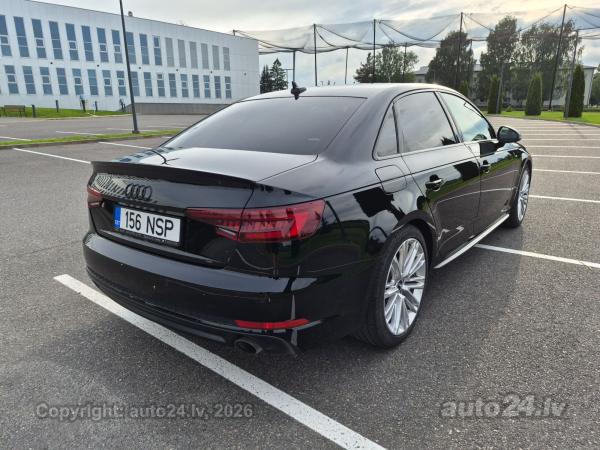 Black Audi A4 2018 in Tartu, with an engine capacity of 2.00 L and mileage of 60 thousand km for 20900 €, photo 5 on AUTOMOTO.COM.LV