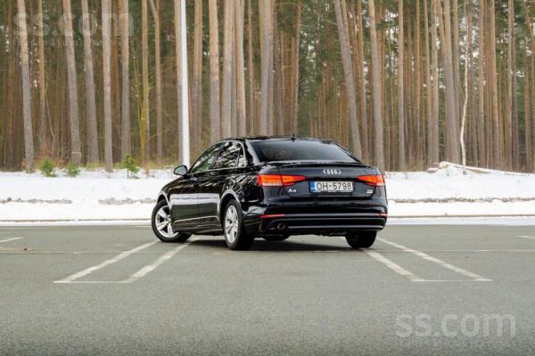 Black Audi A4 2018 in Riga, with an engine capacity of 2.00 L and mileage of 181 thousand km for 16190 €, photo 7 on AUTOMOTO.COM.LV