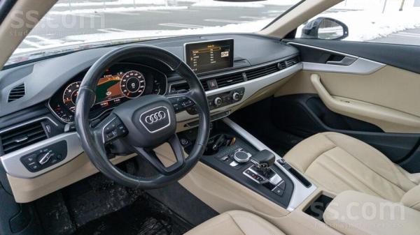 Black Audi A4 2018 in Riga, with an engine capacity of 2.00 L and mileage of 181 thousand km for 16190 €, photo 9 on AUTOMOTO.COM.LV
