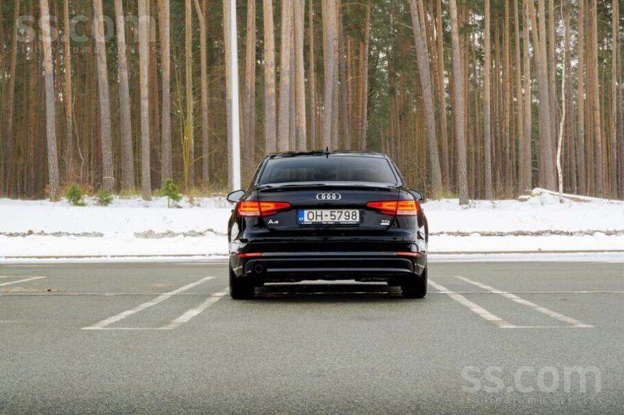 Melns Audi A4 2018 Rīga, ar dzinēja tilpumu 2.00 L un nobraukumu 181 tūkst. km par 16190 €, foto 7 vietnē AUTOMOTO.COM.LV
