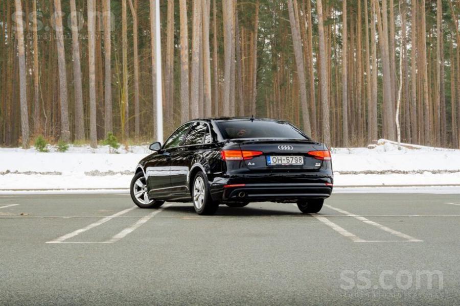 Melns Audi A4 2018 Rīga, ar dzinēja tilpumu 2.00 L un nobraukumu 181 tūkst. km par 16190 €, foto 8 vietnē AUTOMOTO.COM.LV