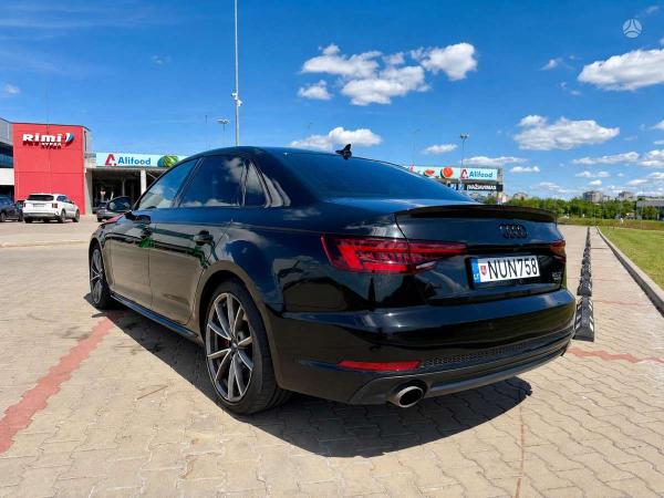 Black Audi A4 2018 in Vilnius, with an engine capacity of 1.98 L and mileage of 93 thousand km for 16700 €, photo 6 on AUTOMOTO.COM.LV