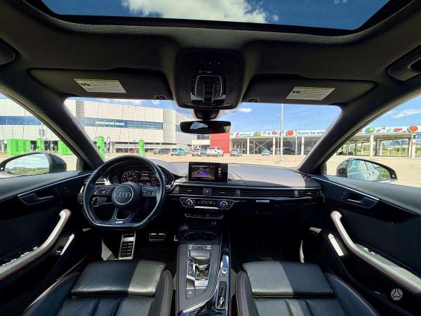 Black Audi A4 2018 in Vilnius, with an engine capacity of 1.98 L and mileage of 93 thousand km for 16700 €, photo 10 on AUTOMOTO.COM.LV