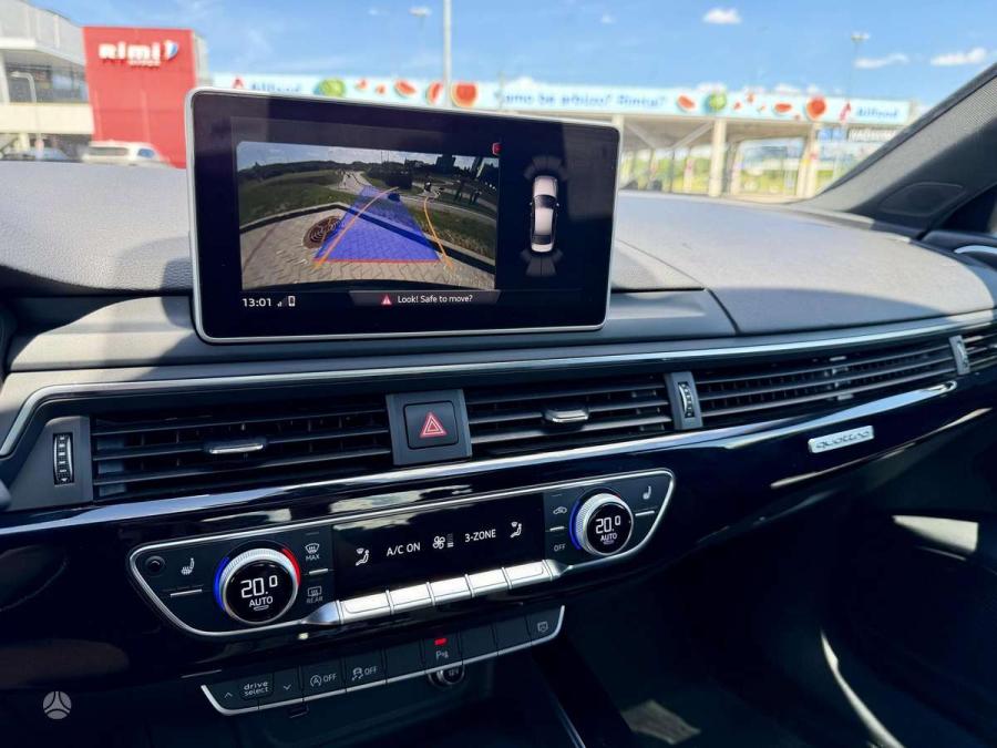 Melns Audi A4 2018 Viļņa, ar dzinēja tilpumu 1.98 L un nobraukumu 93 tūkst. km par 16700 €, foto 17 vietnē AUTOMOTO.COM.LV