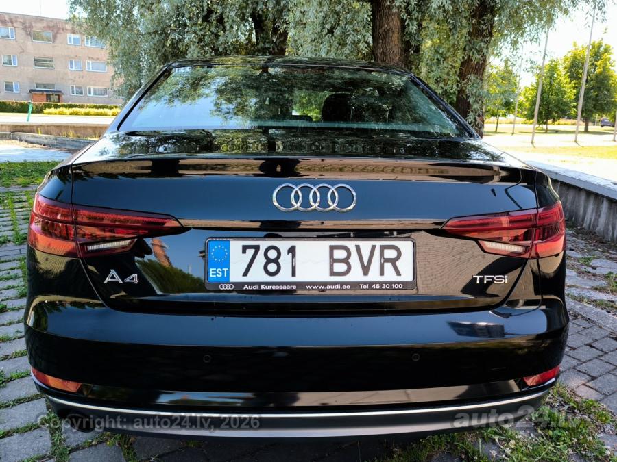 Melns Audi A4 2018 Tallina, ar dzinēja tilpumu 1.40 L un nobraukumu 110 tūkst. km par 18300 €, foto 5 vietnē AUTOMOTO.COM.LV