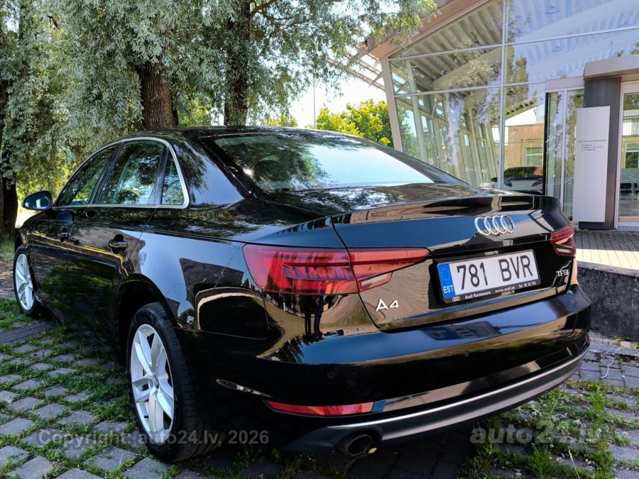 Melns Audi A4 2018 Tallina, ar dzinēja tilpumu 1.40 L un nobraukumu 110 tūkst. km par 18300 €, foto 6 vietnē AUTOMOTO.COM.LV