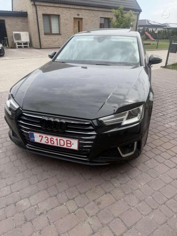 Black Audi A4 2018 in Kaunas, with an engine capacity of 2.00 L and mileage of 148 thousand km for 10850 €, photo 1 on AUTOMOTO.COM.LV