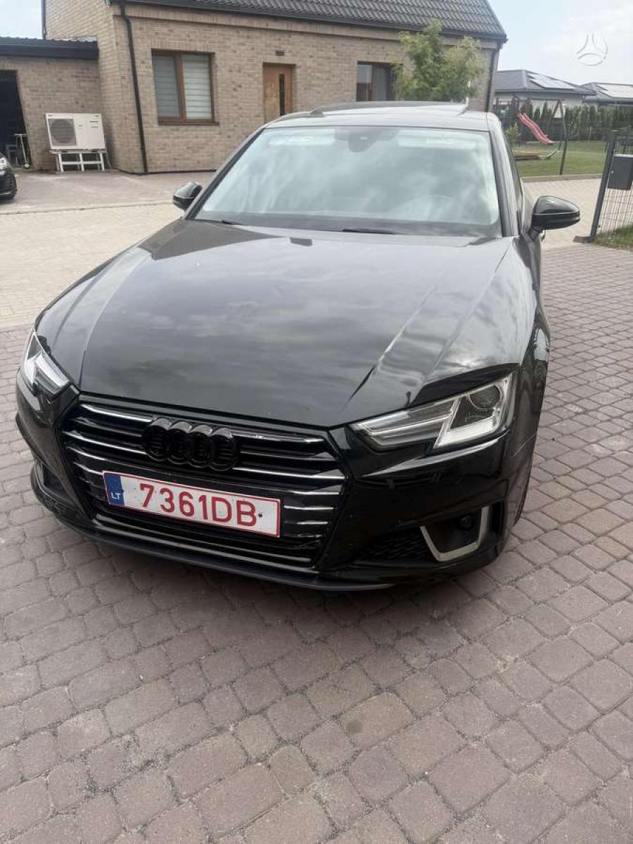 Melns Audi A4 2018 Kauņa, ar dzinēja tilpumu 2.00 L un nobraukumu 148 tūkst. km par 10850 €, foto 1 vietnē AUTOMOTO.COM.LV