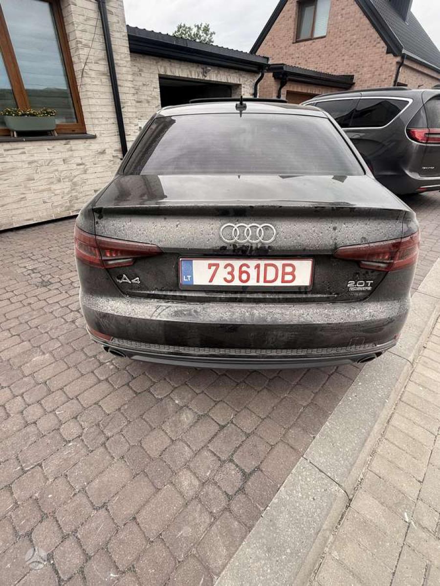 Melns Audi A4 2018 Kauņa, ar dzinēja tilpumu 2.00 L un nobraukumu 148 tūkst. km par 10850 €, foto 5 vietnē AUTOMOTO.COM.LV