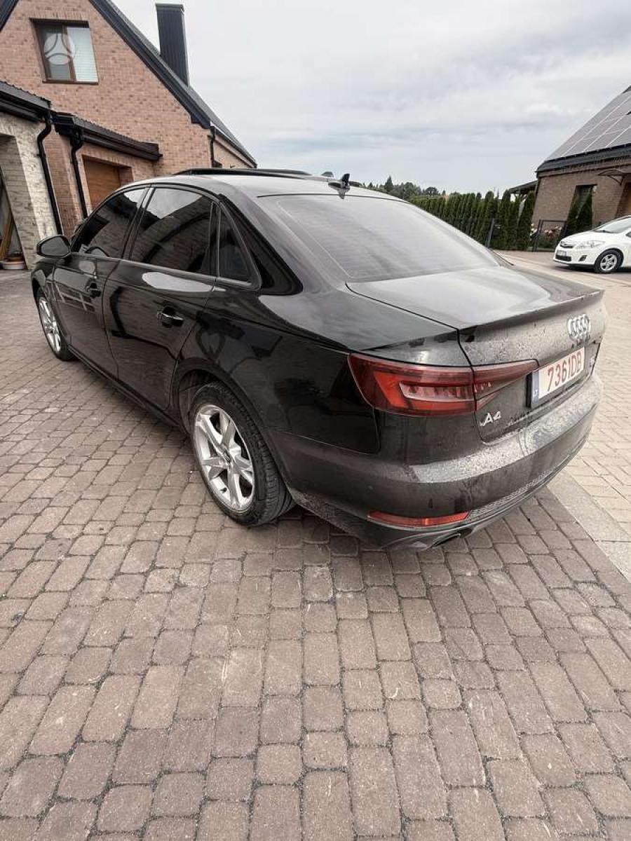 Melns Audi A4 2018 Kauņa, ar dzinēja tilpumu 2.00 L un nobraukumu 148 tūkst. km par 10850 €, foto 6 vietnē AUTOMOTO.COM.LV