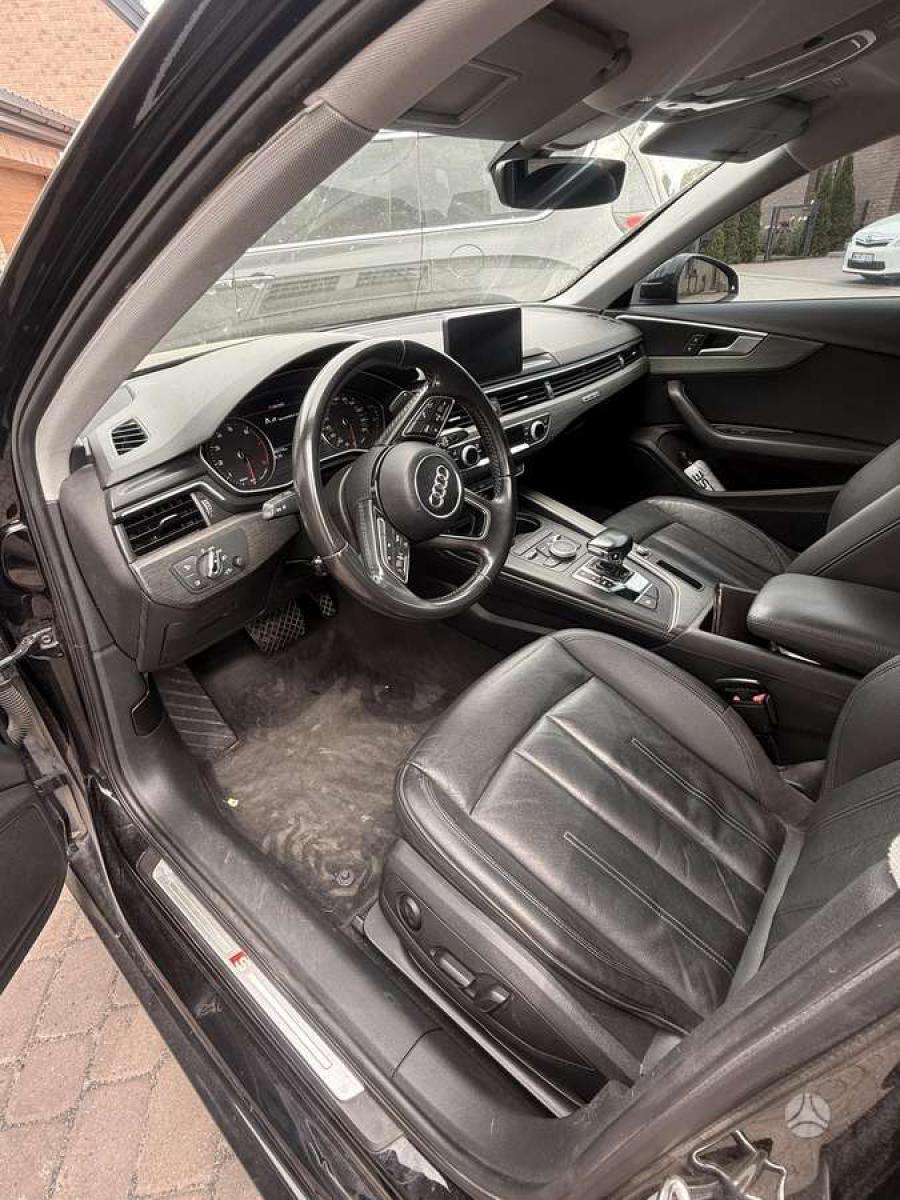Melns Audi A4 2018 Kauņa, ar dzinēja tilpumu 2.00 L un nobraukumu 148 tūkst. km par 10850 €, foto 7 vietnē AUTOMOTO.COM.LV