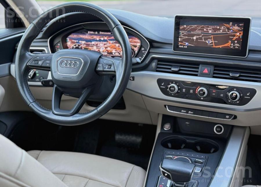 Melns Audi A4 2018 Rīga, ar dzinēja tilpumu 2.00 L un nobraukumu 180 tūkst. km par 14140 €, foto 22 vietnē AUTOMOTO.COM.LV