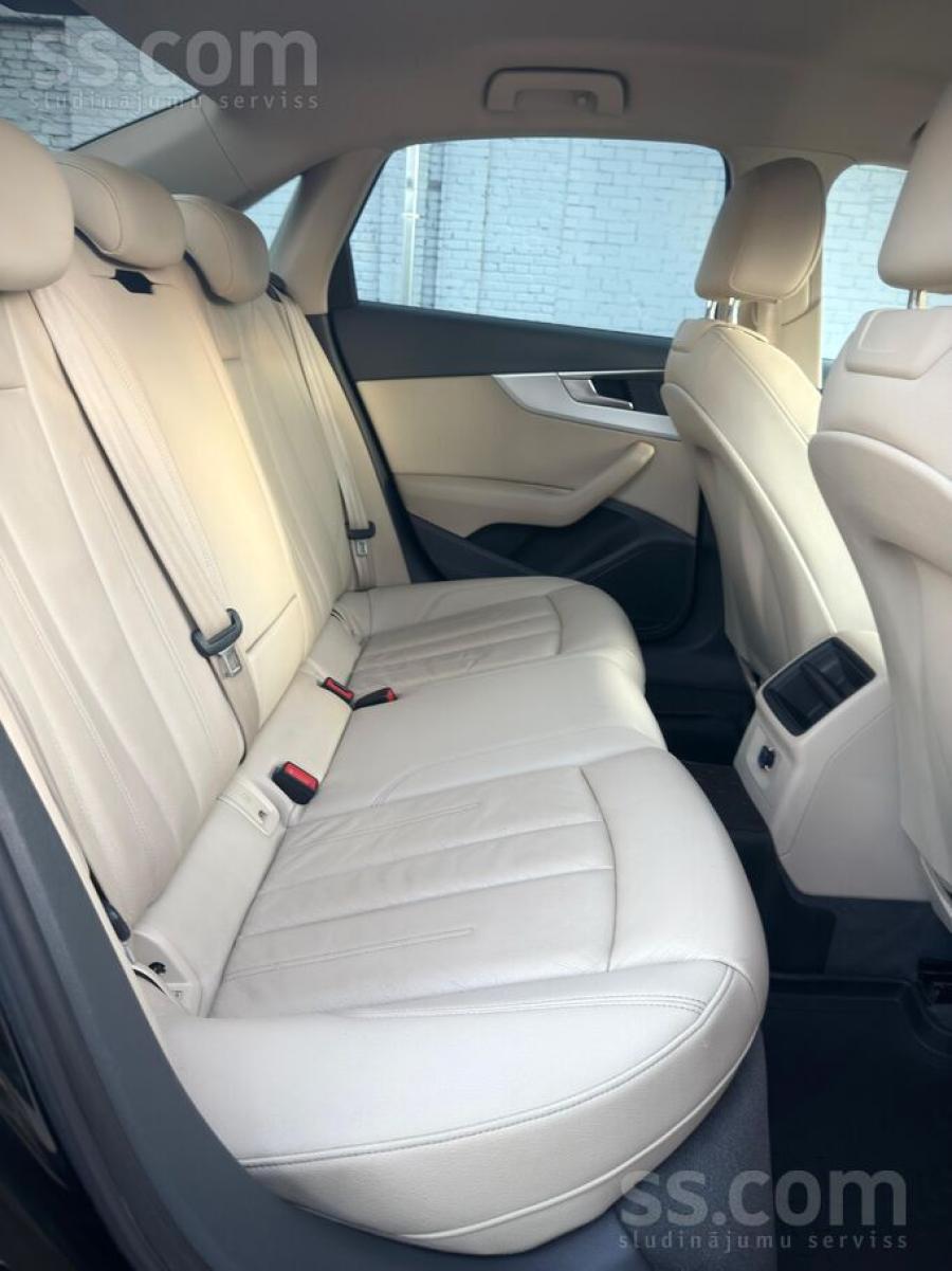 Melns Audi A4 2018 Rīga, ar dzinēja tilpumu 2.00 L un nobraukumu 180 tūkst. km par 14140 €, foto 28 vietnē AUTOMOTO.COM.LV