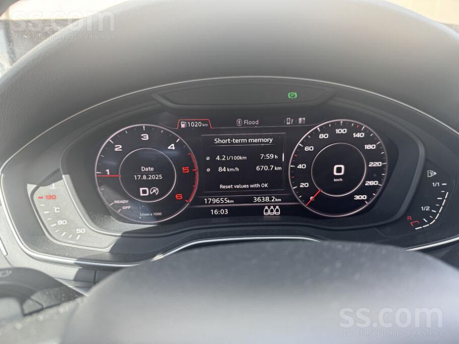 Melns Audi A4 2018 Rīga, ar dzinēja tilpumu 2.00 L un nobraukumu 180 tūkst. km par 14140 €, foto 33 vietnē AUTOMOTO.COM.LV