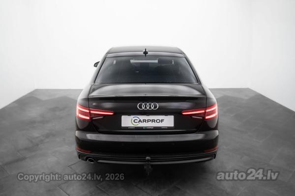 Audi A4 2018 in Tallinn on AUTOMOTO.COM.LV Black Audi A4 2018 in Tallinn, with an engine capacity of 2.00 L and mileage of 206 thousand km for 13999 €, photo 7 on AUTOMOTO.COM.LV