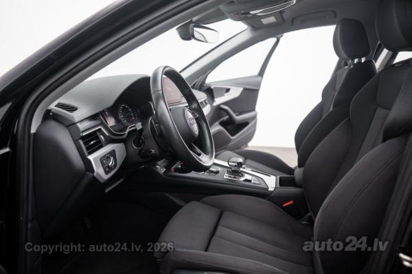 Audi A4 2018 in Tallinn on AUTOMOTO.COM.LV Black Audi A4 2018 in Tallinn, with an engine capacity of 2.00 L and mileage of 206 thousand km for 13999 €, photo 9 on AUTOMOTO.COM.LV
