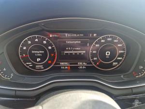 Black Audi A4 2018 in Vilnius, with an engine capacity of 1.98 L and mileage of 98 thousand km for 15000 €, photo 16 on AUTOMOTO.COM.LV