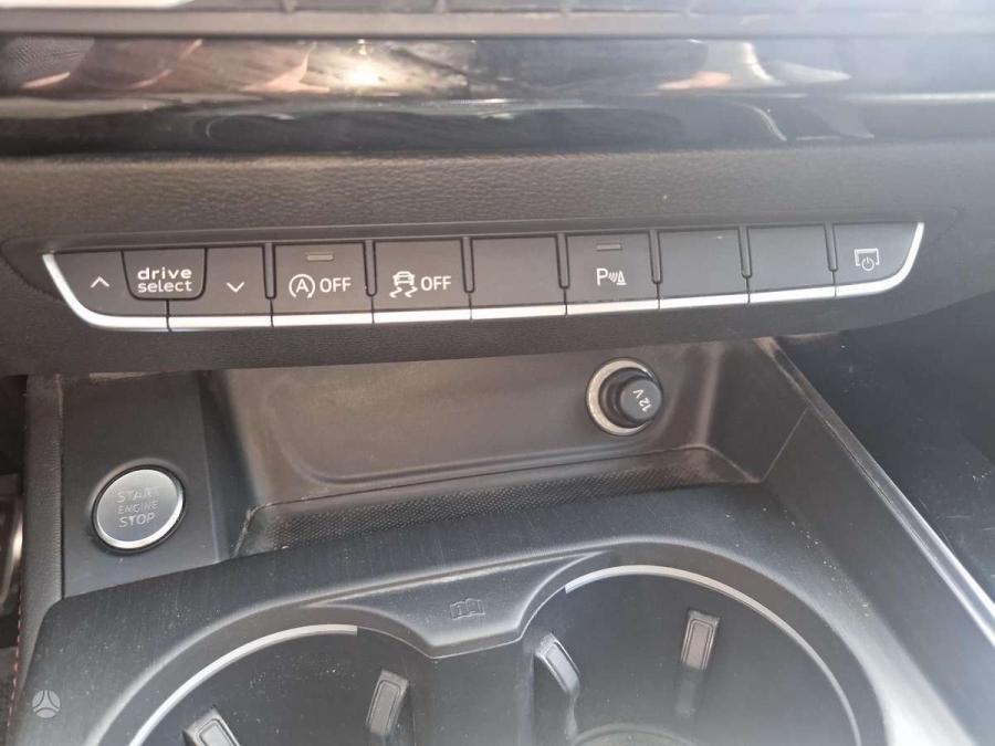Black Audi A4 2018 in Vilnius, with an engine capacity of 1.98 L and mileage of 98 thousand km for 15000 €, photo 19 on AUTOMOTO.COM.LV