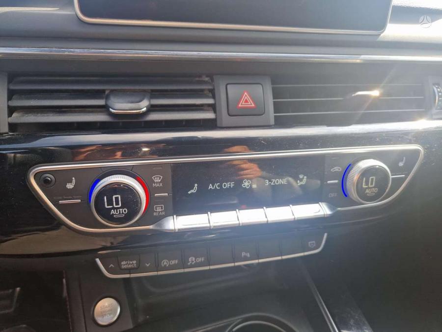 Black Audi A4 2018 in Vilnius, with an engine capacity of 1.98 L and mileage of 98 thousand km for 15000 €, photo 20 on AUTOMOTO.COM.LV