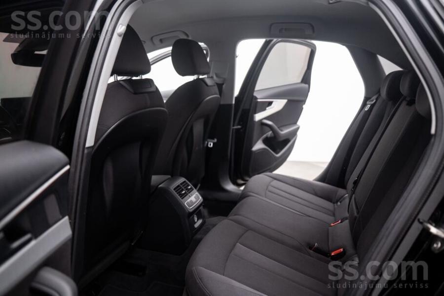 Melns Audi A4 2018 Tallina, ar dzinēja tilpumu 2.00 L un nobraukumu 206 tūkst. km par 13999 €, foto 11 vietnē AUTOMOTO.COM.LV
