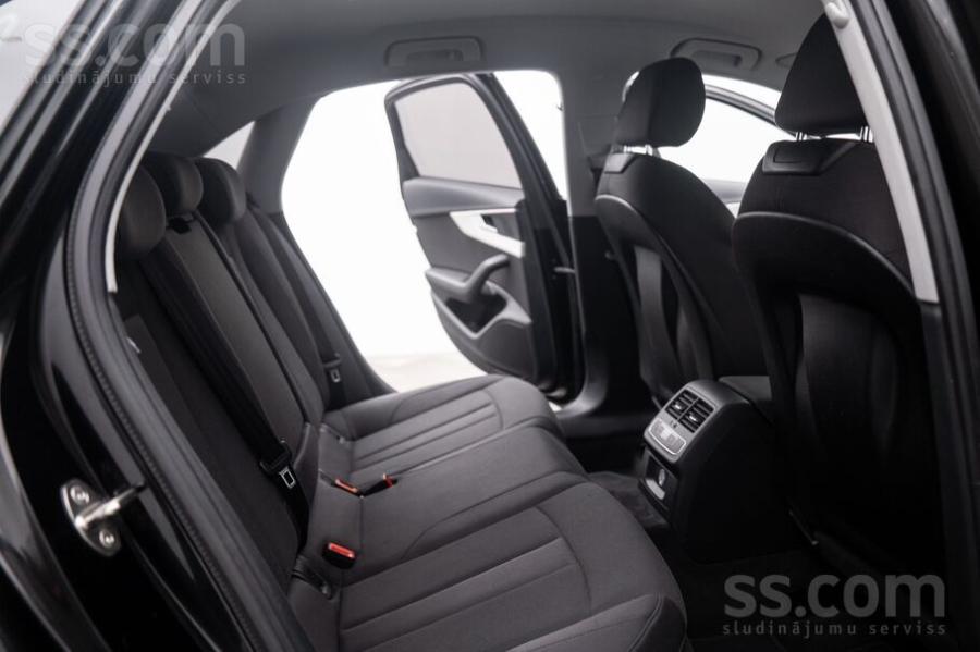 Melns Audi A4 2018 Tallina, ar dzinēja tilpumu 2.00 L un nobraukumu 206 tūkst. km par 13999 €, foto 12 vietnē AUTOMOTO.COM.LV