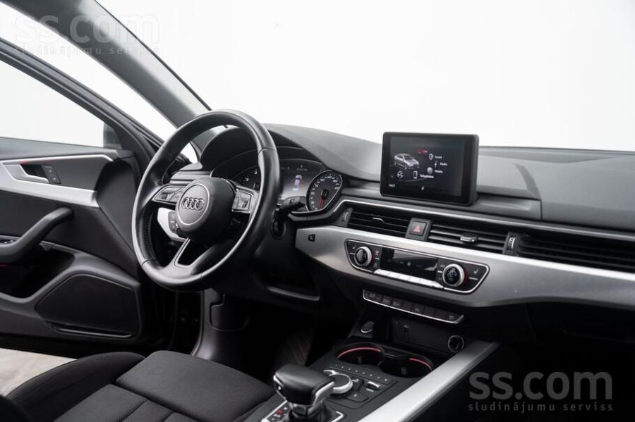 Melns Audi A4 2018 Tallina, ar dzinēja tilpumu 2.00 L un nobraukumu 206 tūkst. km par 13999 €, foto 14 vietnē AUTOMOTO.COM.LV