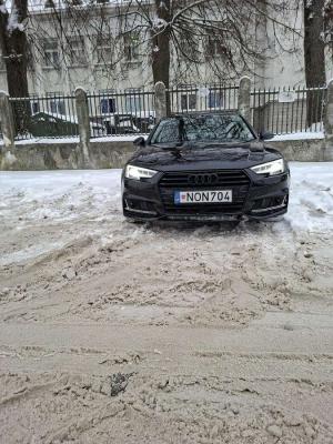 Black Audi A4 2019 in Kaunas, with an engine capacity of 2.00 L and mileage of 101 thousand km for 19000 €, photo  on AUTOMOTO.COM.LV