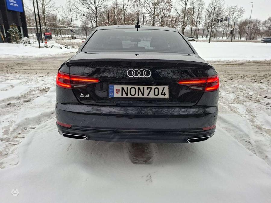Black Audi A4 2019 in Kaunas, with an engine capacity of 2.00 L and mileage of 101 thousand km for 19000 €, photo 5 on AUTOMOTO.COM.LV
