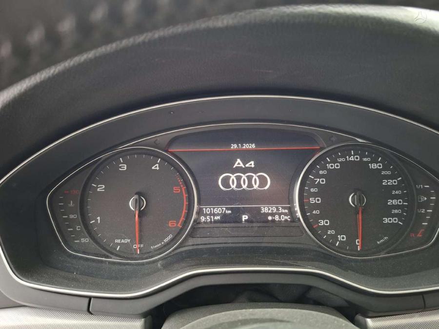 Black Audi A4 2019 in Kaunas, with an engine capacity of 2.00 L and mileage of 101 thousand km for 19000 €, photo 8 on AUTOMOTO.COM.LV