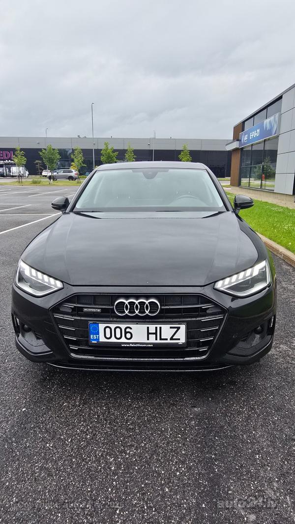 Black Audi A4 2019 in Tallinn, with an engine capacity of 2.00 L and mileage of 123 thousand km for 23800 €, photo 1 on AUTOMOTO.COM.LV