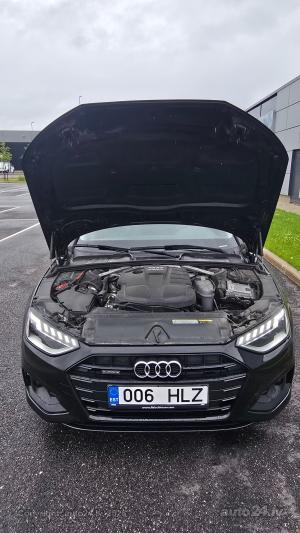 Black Audi A4 2019 in Tallinn, with an engine capacity of 2.00 L and mileage of 123 thousand km for 23800 €, photo 10 on AUTOMOTO.COM.LV