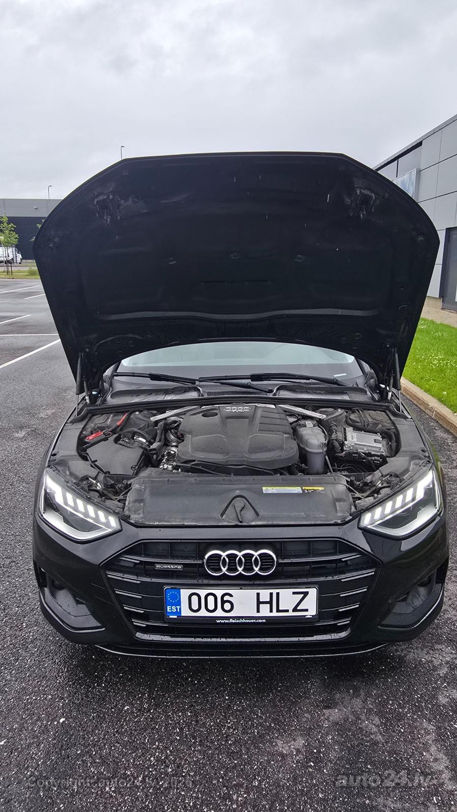 Black Audi A4 2019 in Tallinn, with an engine capacity of 2.00 L and mileage of 123 thousand km for 23800 €, photo 10 on AUTOMOTO.COM.LV
