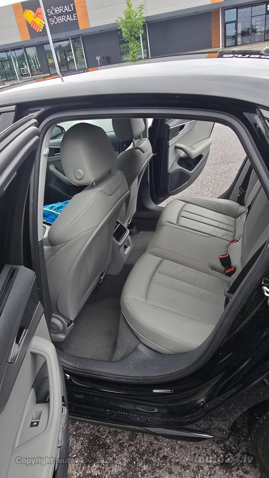 Black Audi A4 2019 in Tallinn, with an engine capacity of 2.00 L and mileage of 123 thousand km for 23800 €, photo 12 on AUTOMOTO.COM.LV